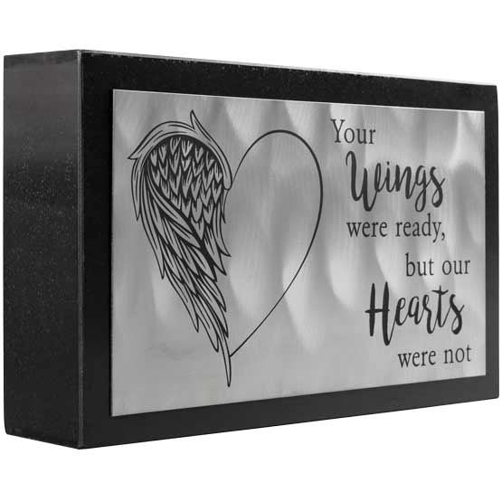 Custom Titanium Headstone, Titanium Memorial | PlaqueMaker.com